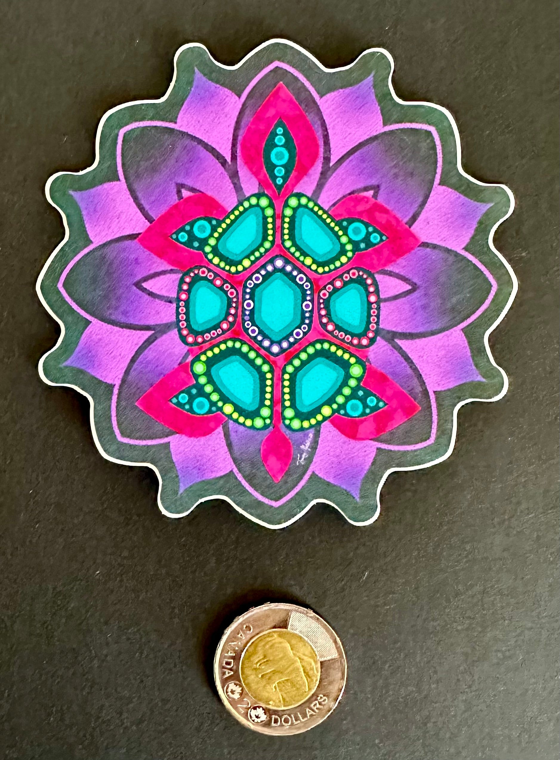 Turtle Vinyl Sticker – Tracey Metallic Designs