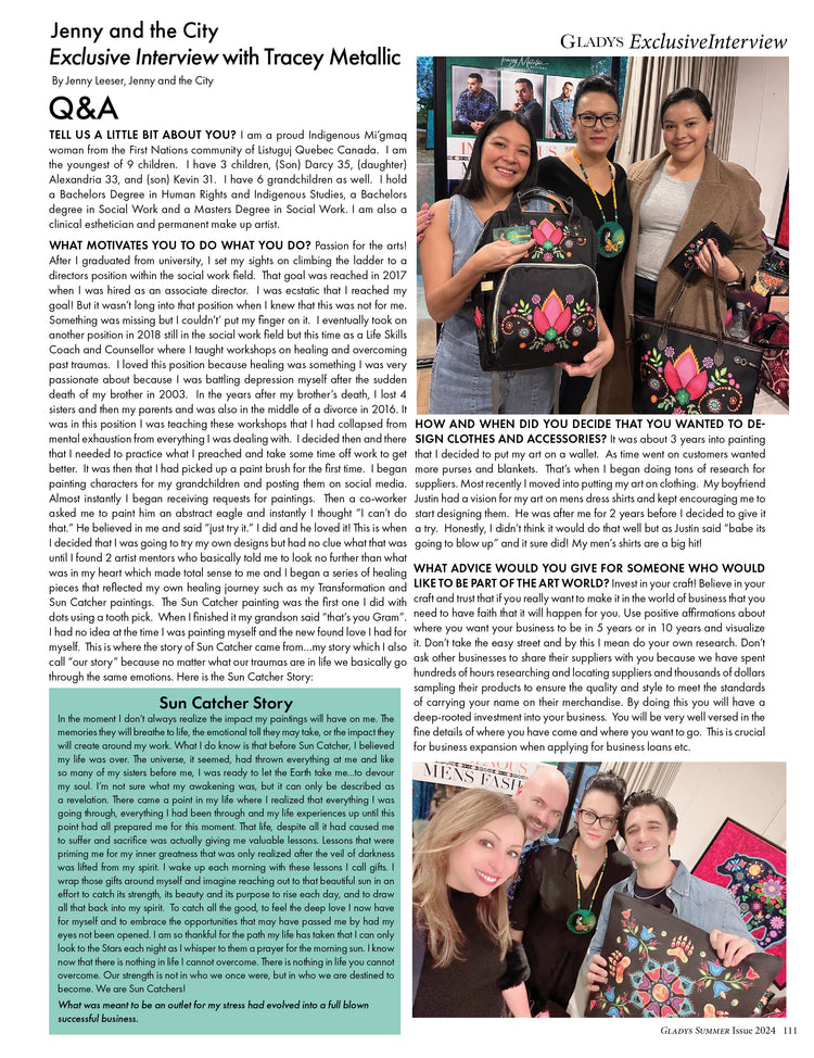 Press – Tracey Metallic Designs
